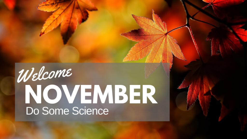 Do Some Science in November 2020 – Brian Williams Science